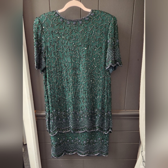 Brillante | Dresses | Vintage Brillante Sequined Two Tier Dress | Poshmark